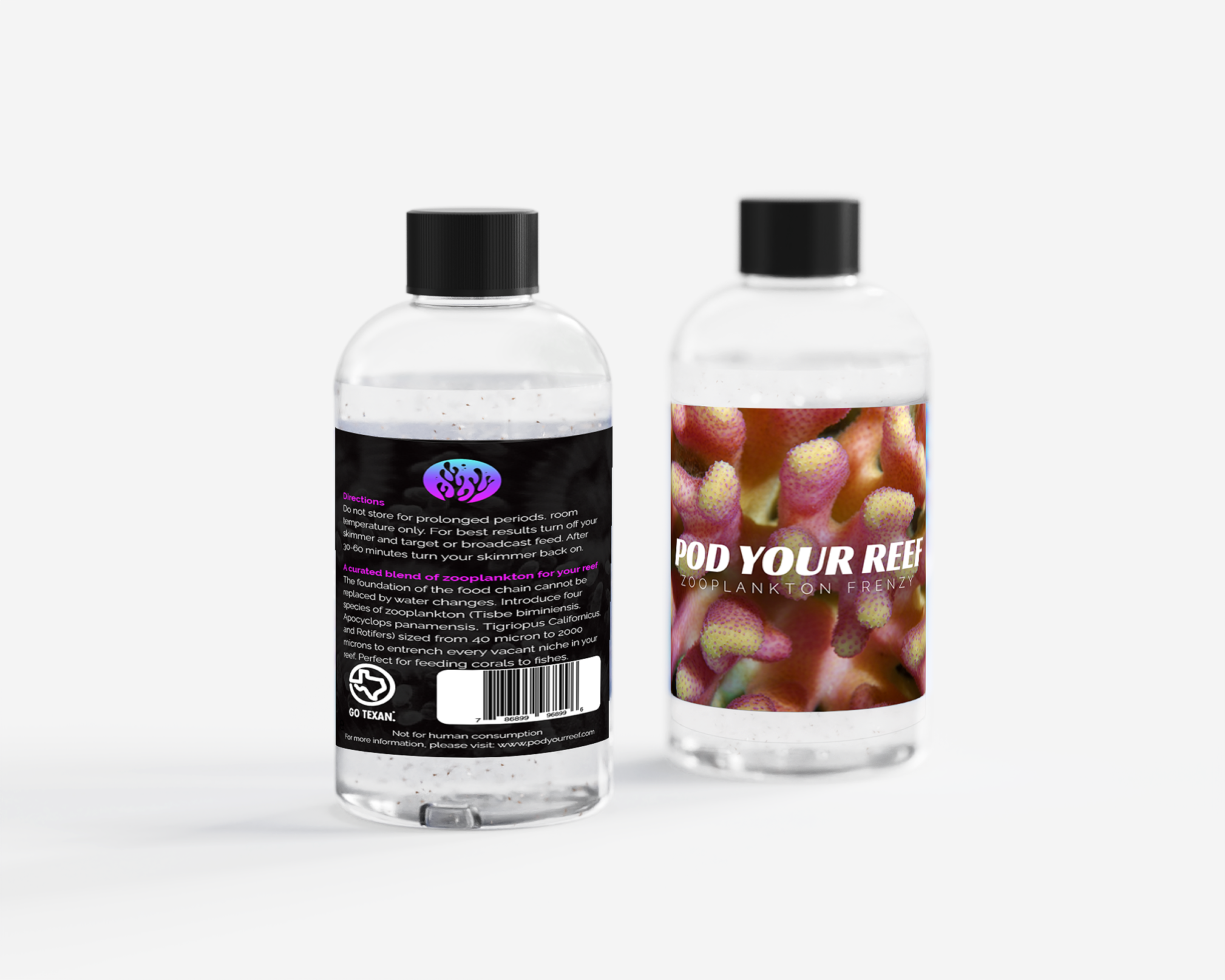 Zooplankton Frenzy | Live Copepod & Rotifer Mix for Reef Tanks – Pod ...