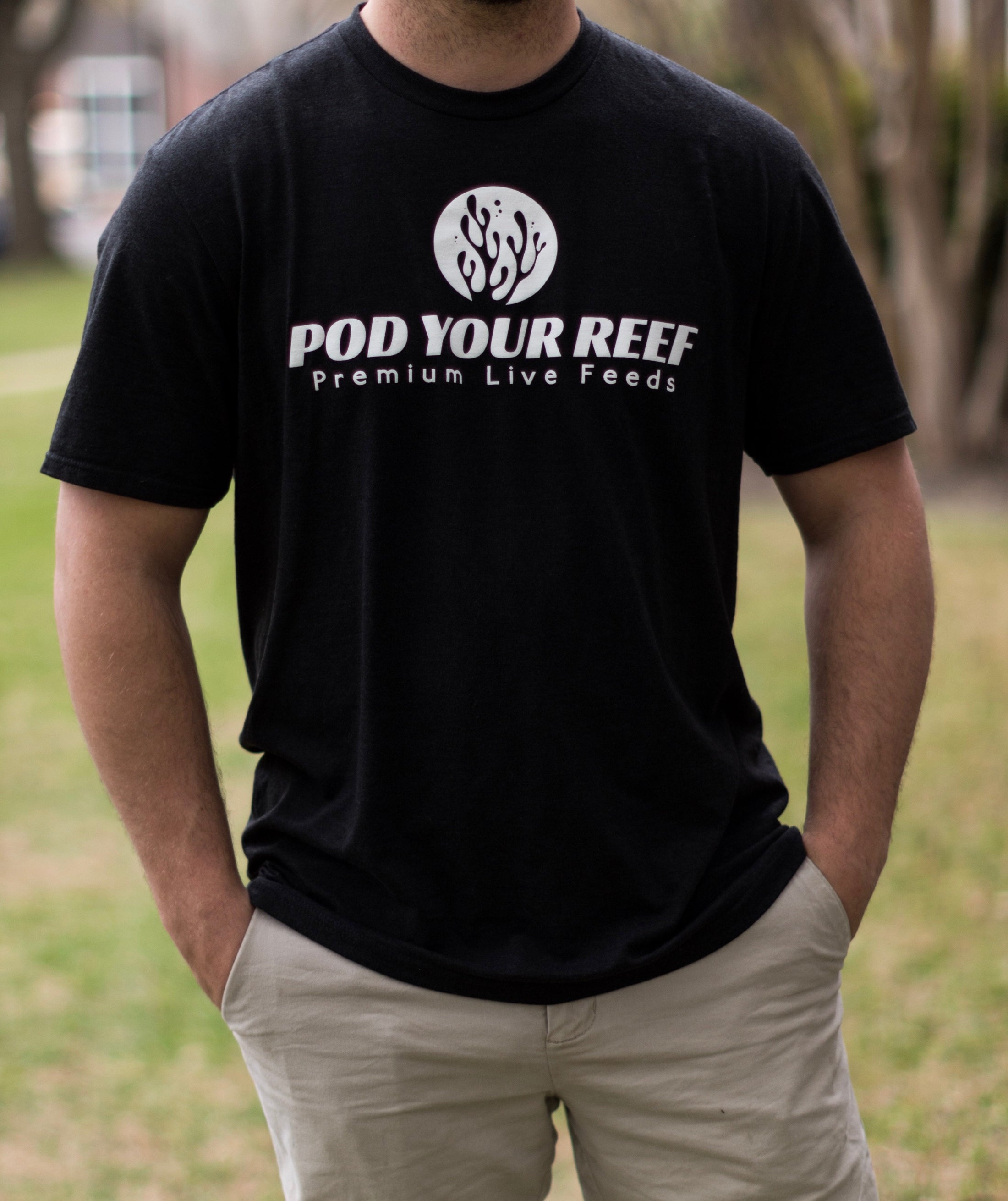 Pod Your Reef Logo Tri-Blend T-shirt
